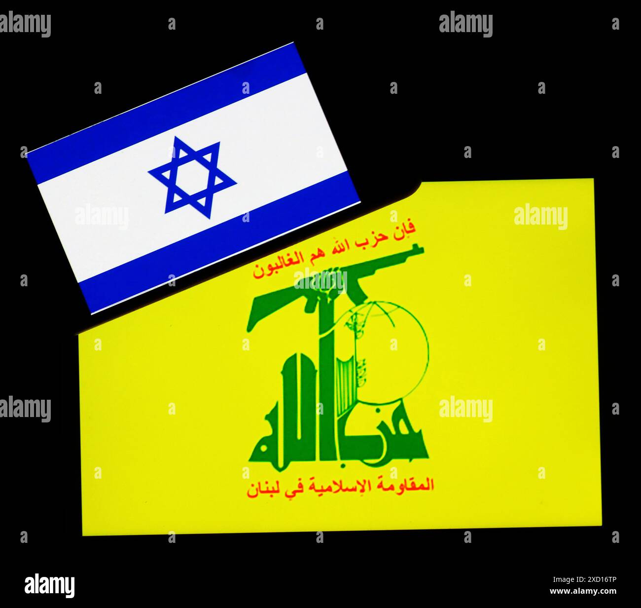 In this photo illustration, a political logo seen displayed on a ...