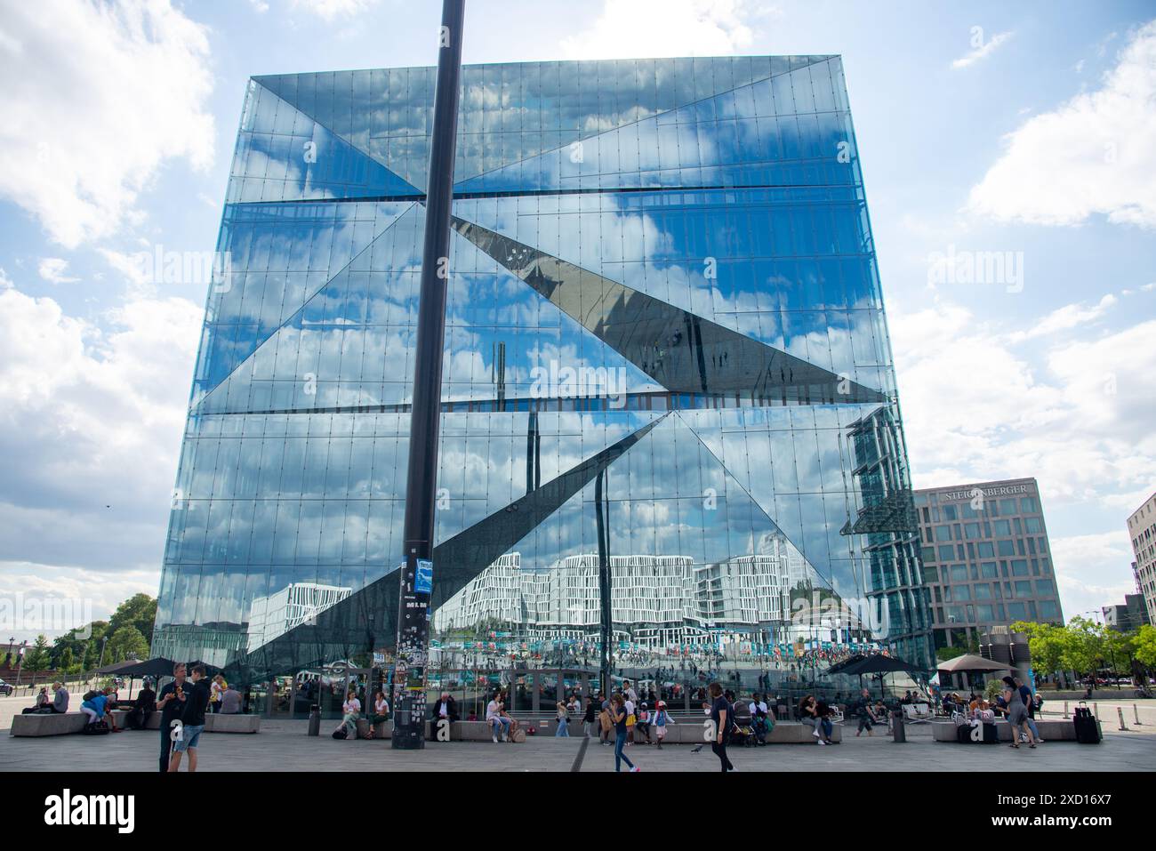 the famous Cube at Washington square in Berlin, Germany Stock Photo - Alamy