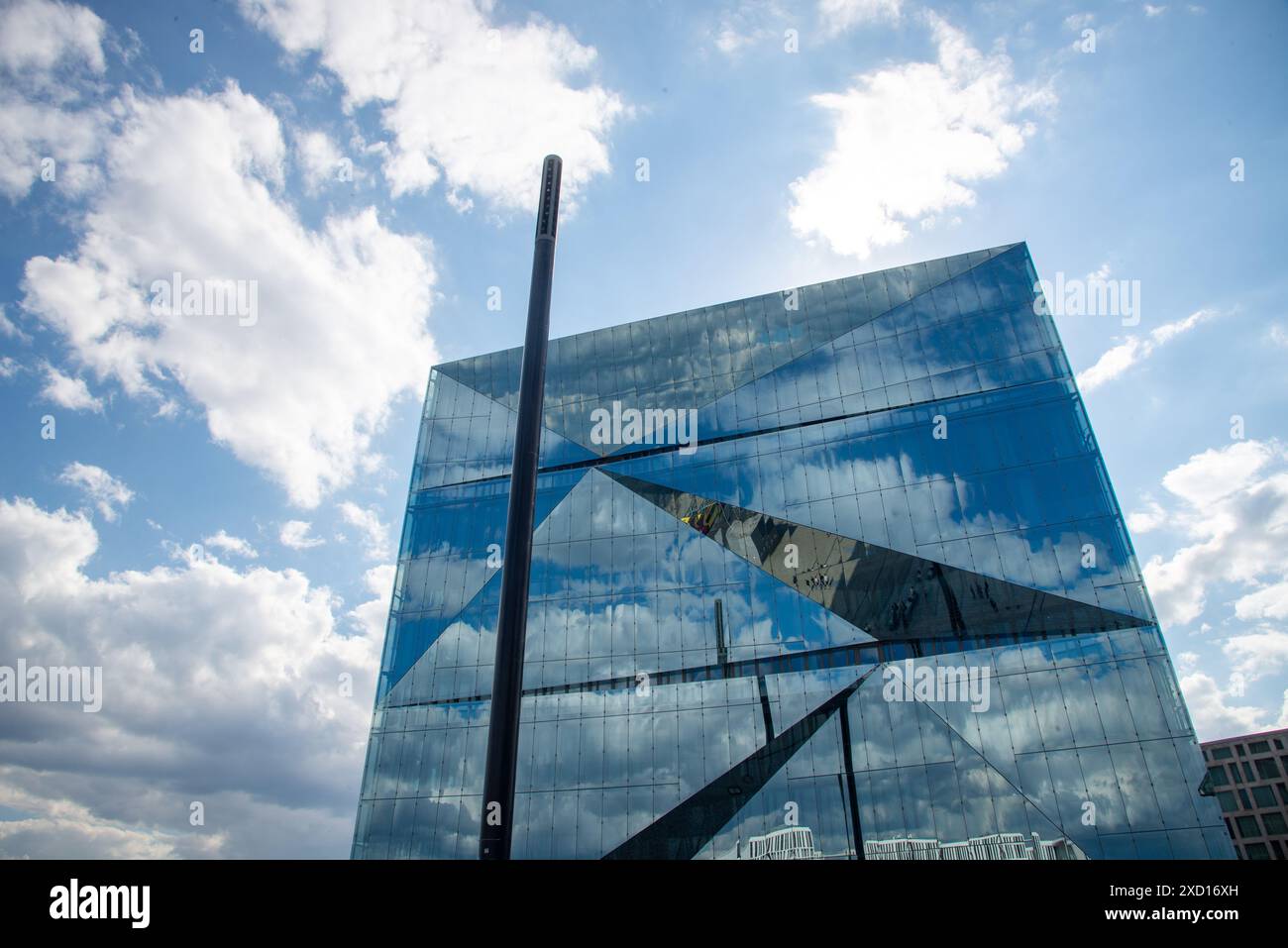 the famous Cube at Washington square in Berlin, Germany Stock Photo - Alamy