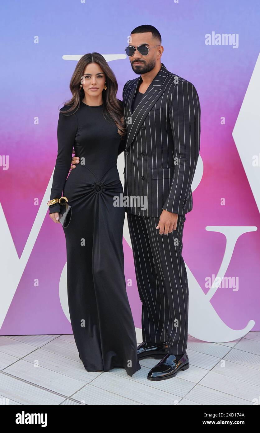 Nada Kamani and Umar Kamani arriving at the V&A Summer Party ...