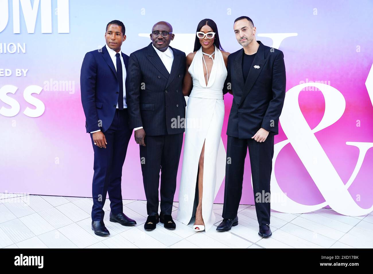 Hassan Pierre, Edward Enninful, Naomi Campbell and Mohammed Al Turki ...