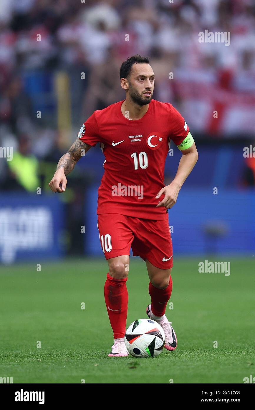 Hakan Calhanoglu of Turkey in action during the Uefa Euro 2024 Group D ...