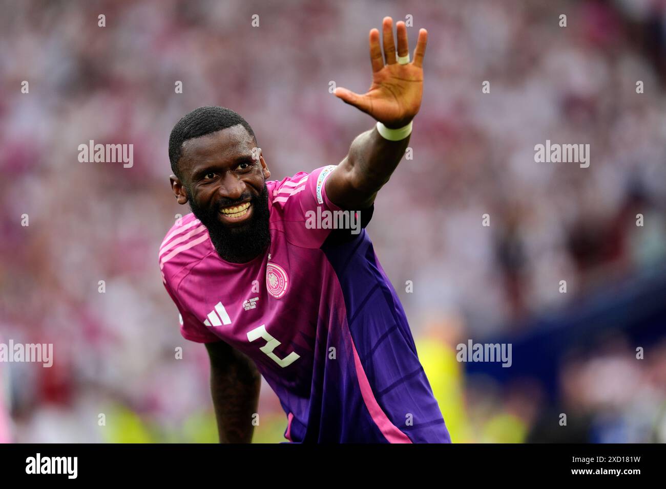 Germany's Antonio Rudiger during the UEFA Euro 2024 Group A match at ...