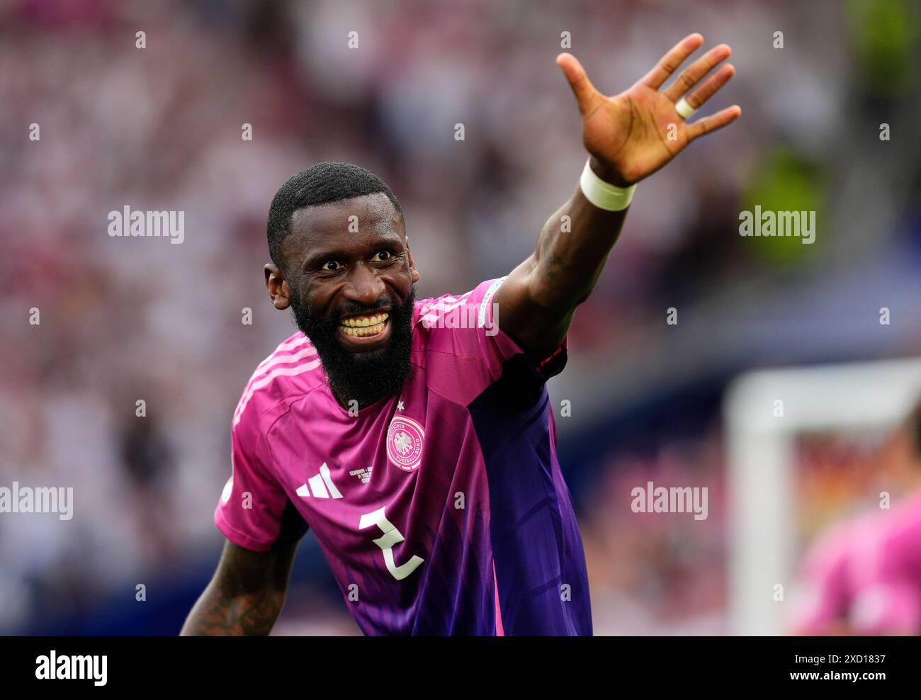 Germany's Antonio Rudiger during the UEFA Euro 2024 Group A match at ...