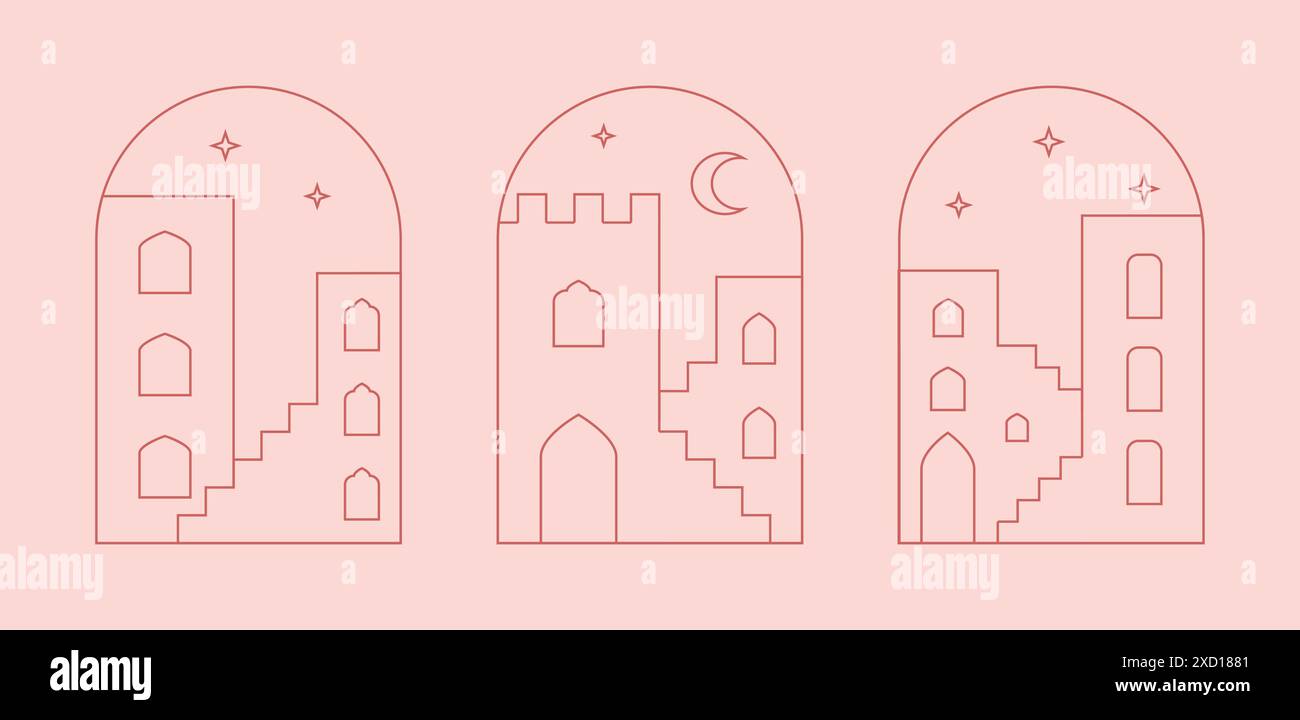 Arabic city designs Stock Vector Images - Alamy