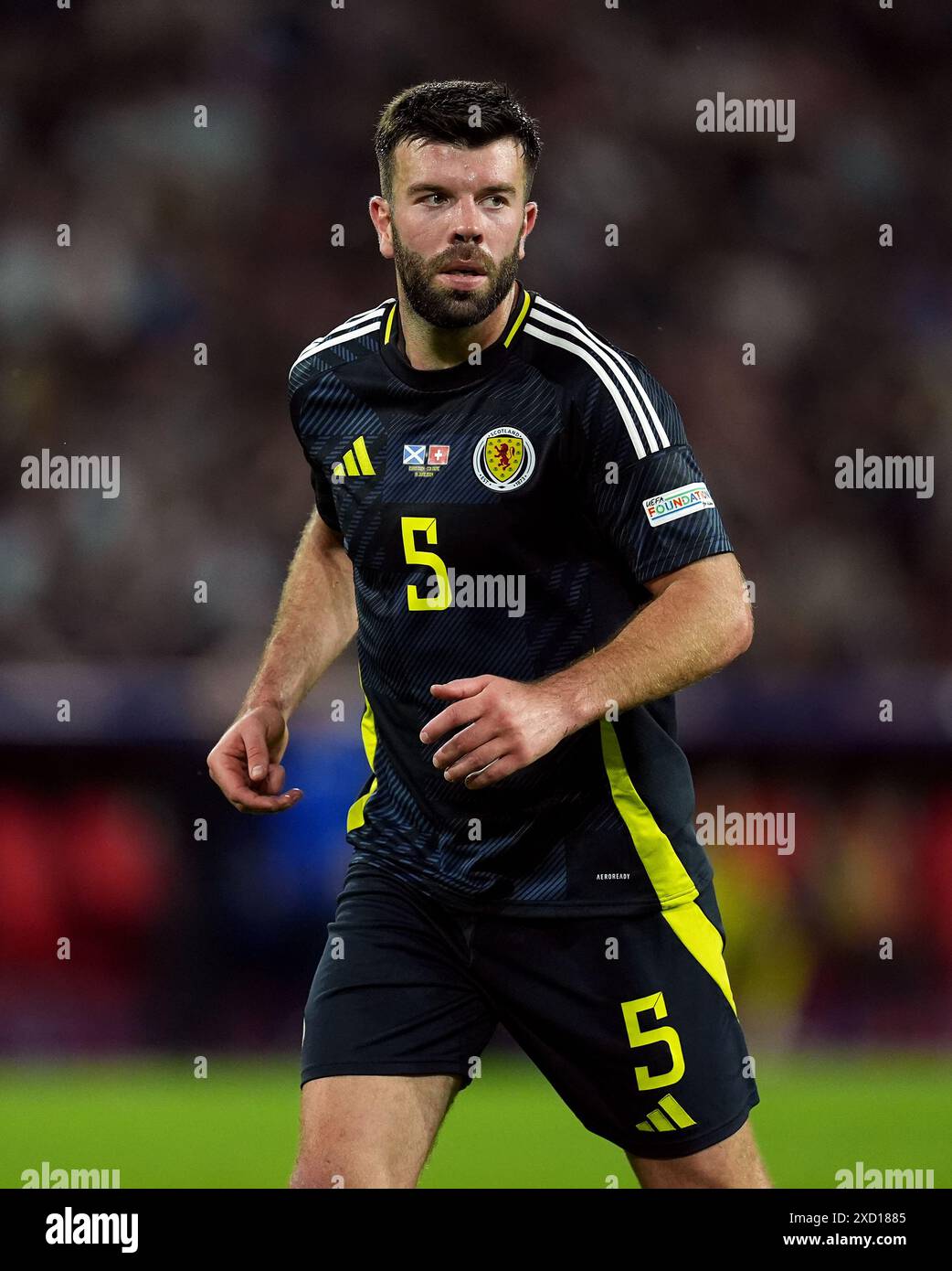 Scotland's Grant Hanley during the UEFA Euro 2024 Group A match at the ...