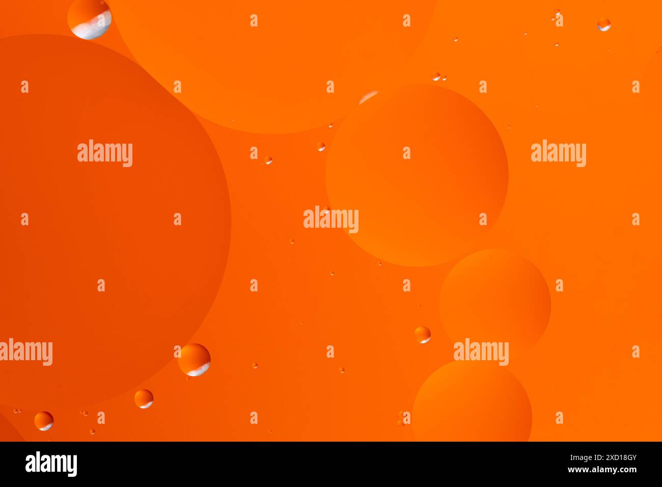 Bright orange abstract image with overlapping circles Stock Photo - Alamy