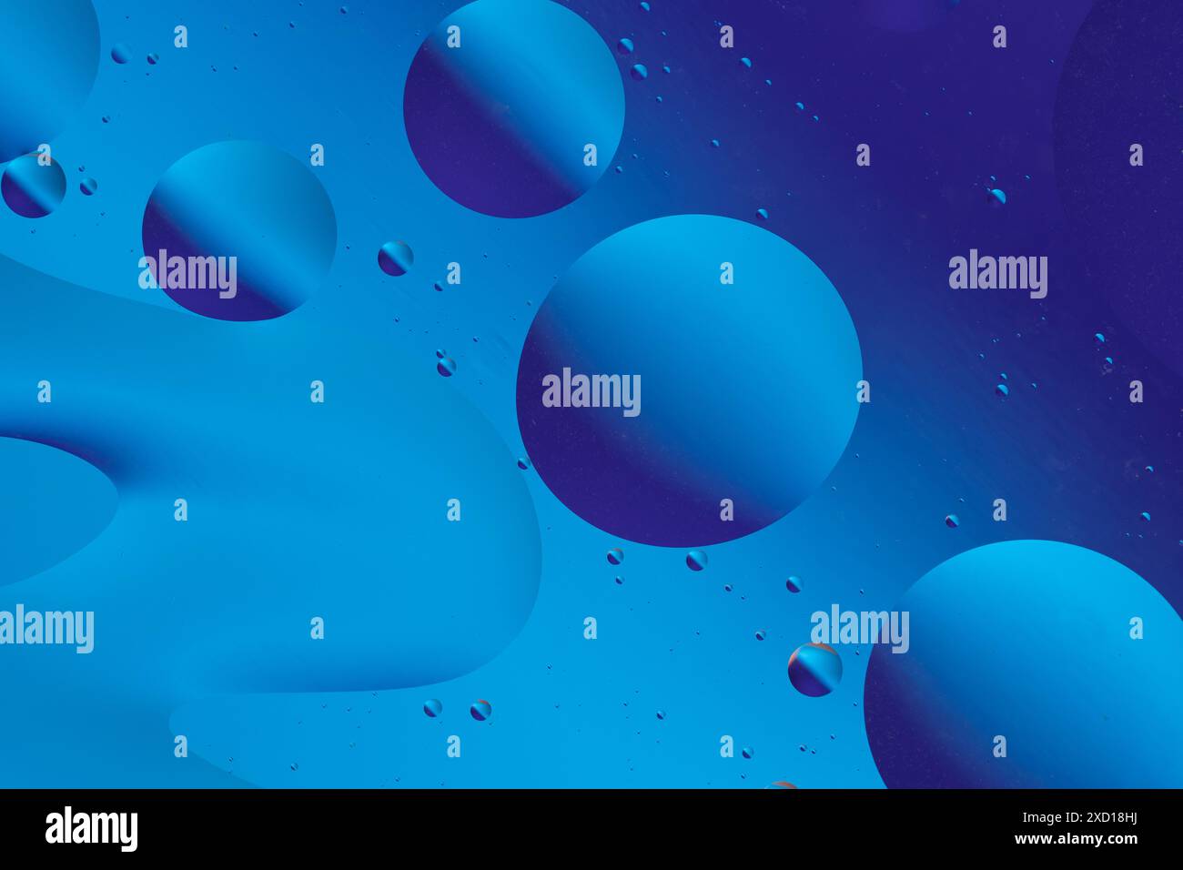 Colorful blue abstract background with bubble-like shapes Stock Photo ...