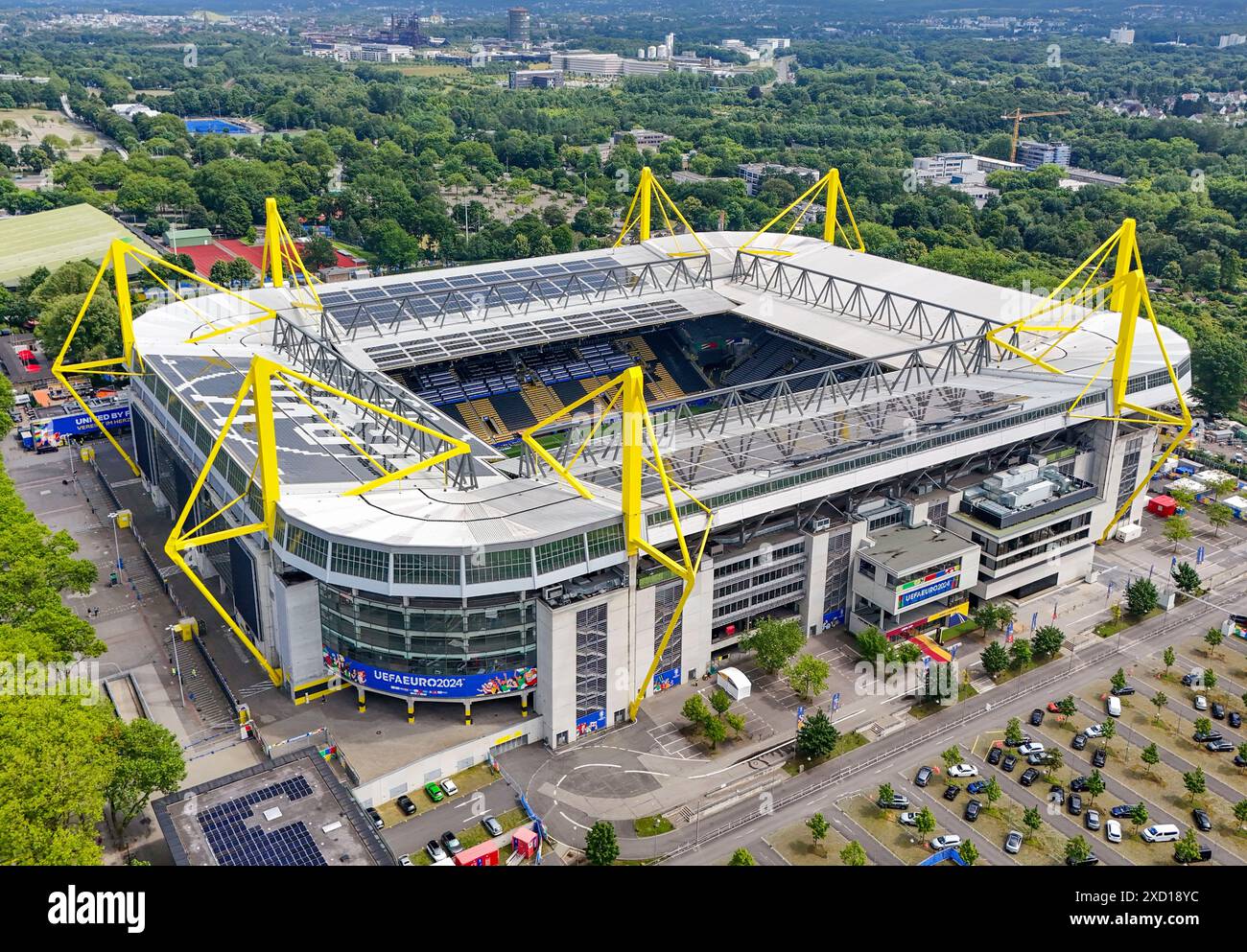 Dortmund, Germany. 19th June, 2024. General aerial view of BVB Stadion ...
