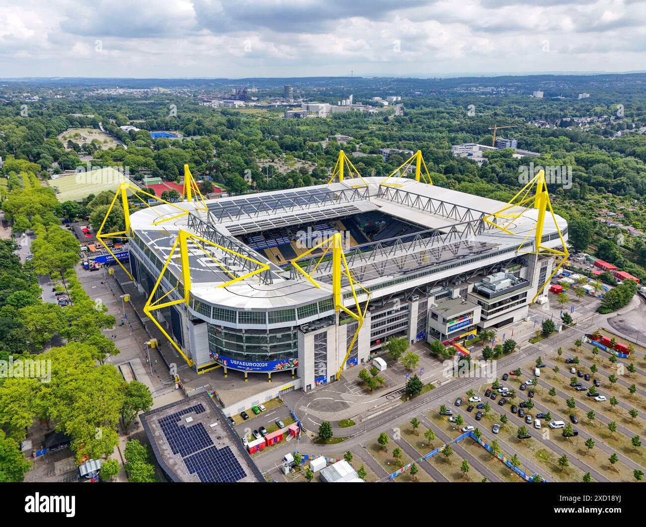 Dortmund, Germany. 19th June, 2024. General aerial view of BVB Stadion ...