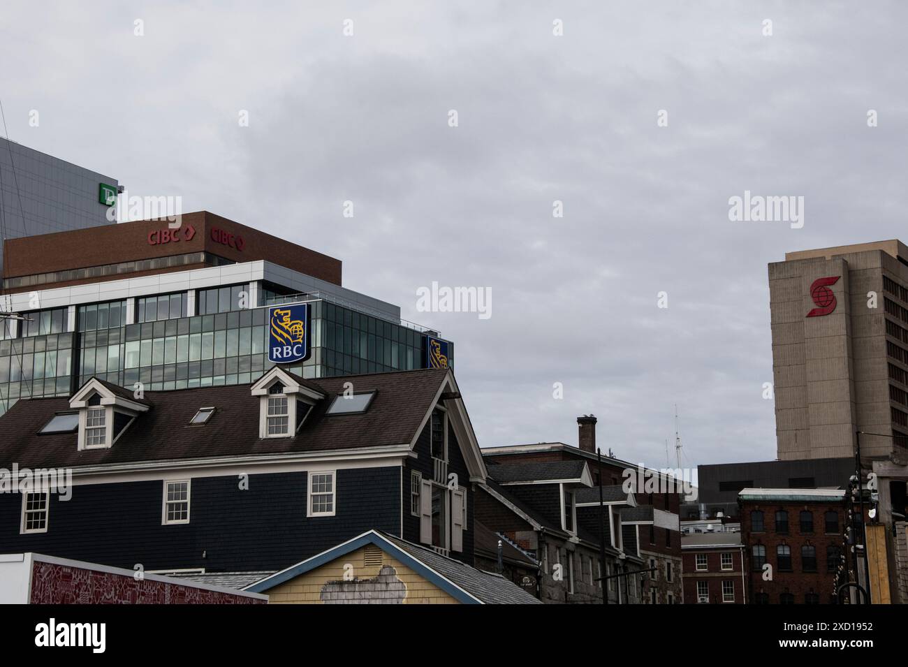 TD, CIBC, RBC and Scotiabank in downtown Halifax, Nova Scotia, Canada ...