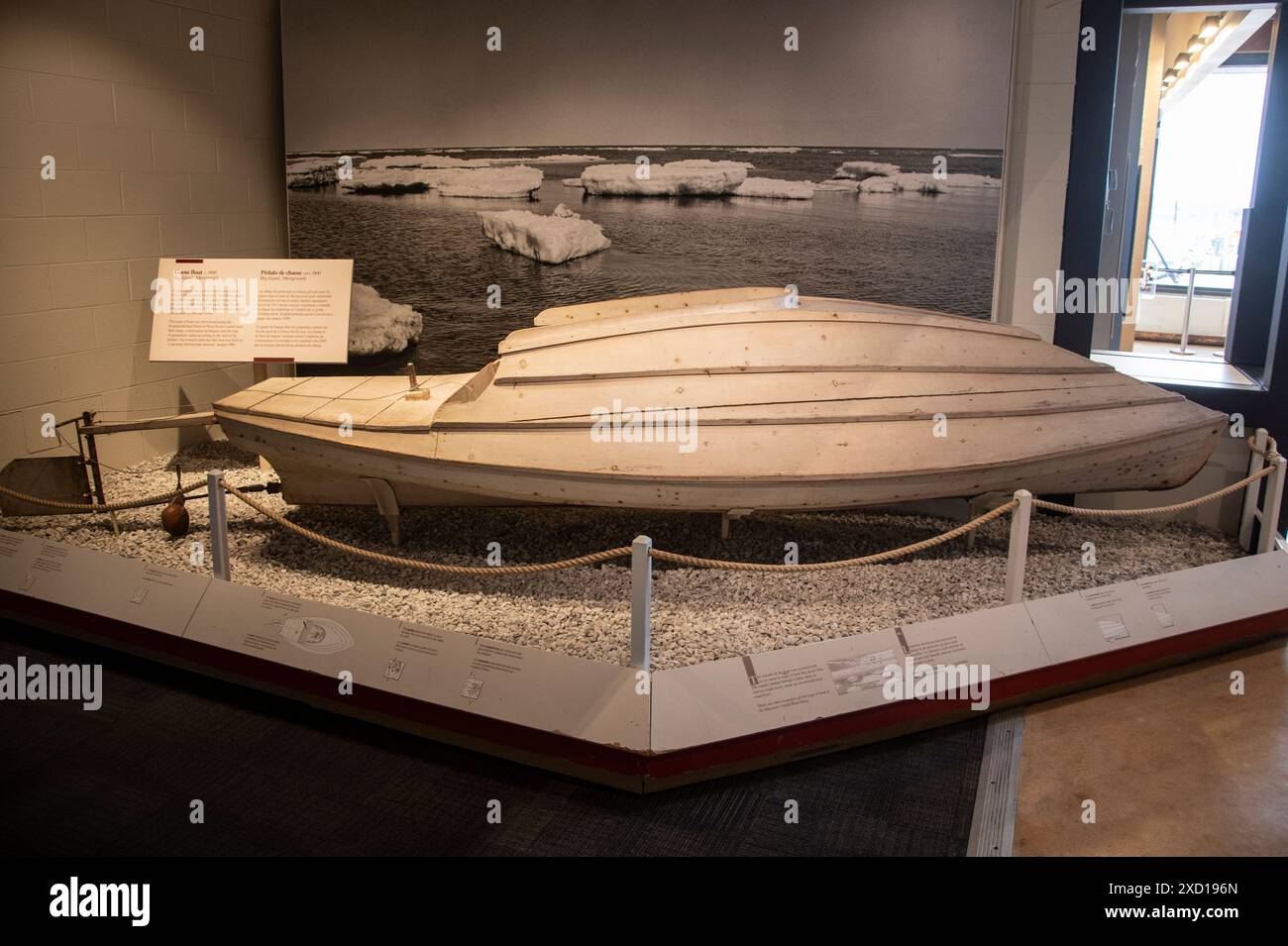 Goose boat at the Maritime Museum of the Atlantic at the waterfront ...
