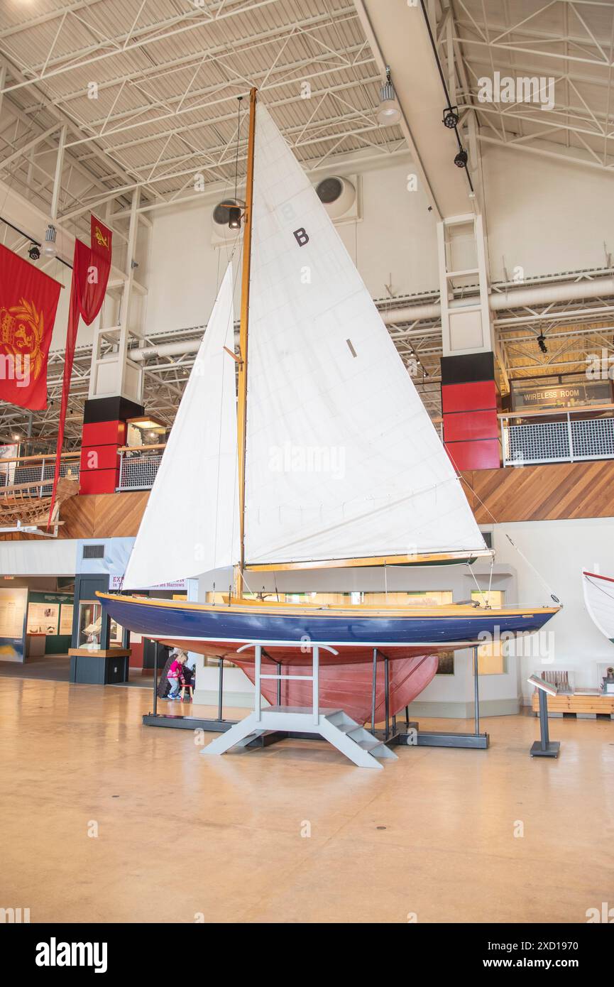Vagabond, Bluenose class sloop at the Maritime Museum of the Atlantic ...