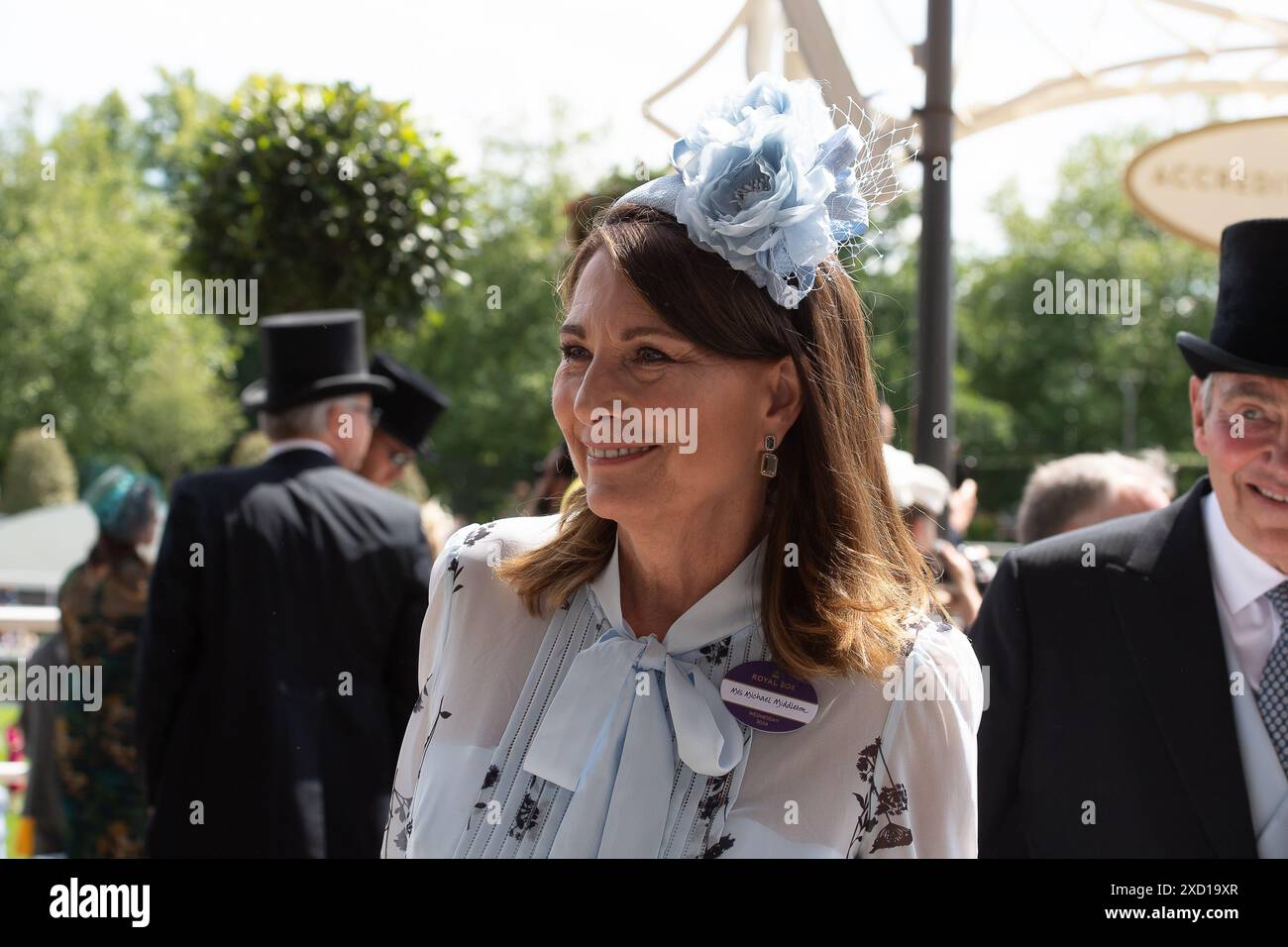 Ascot, Berkshire, UK. 19th June, 2024. Carole Middleton, Mother to ...