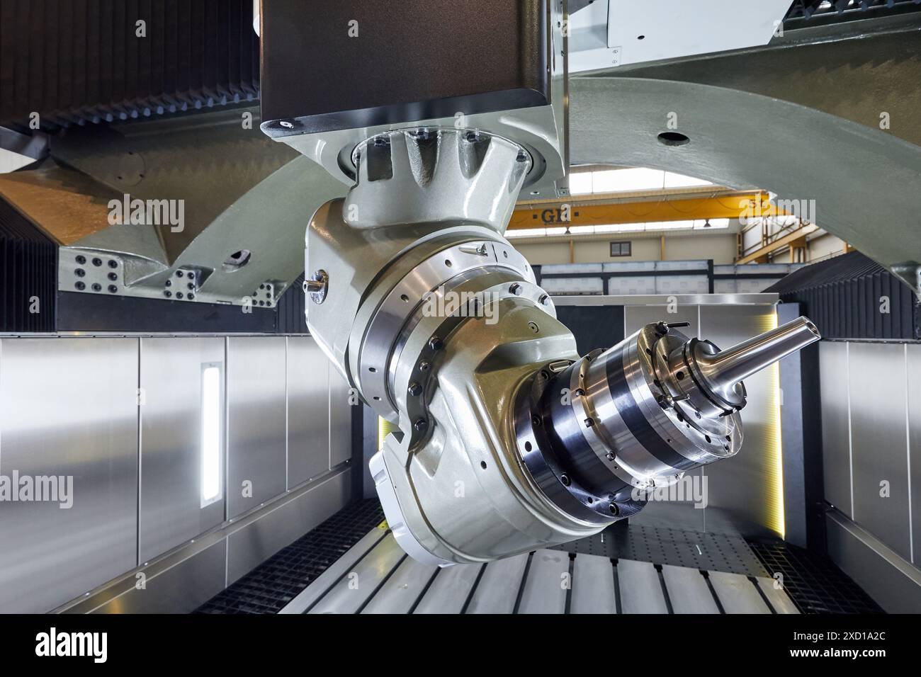 Machining Centre, CNC Milling. Machine tool, Metal industry, Mechanical ...