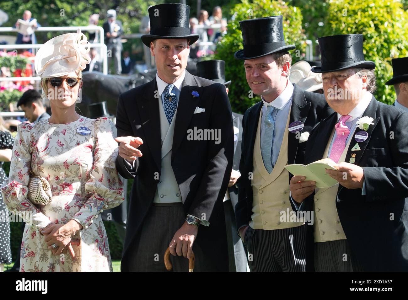 Ascot, Berkshire, UK. 19th June, 2024. Zara Tindall, The Prince of ...