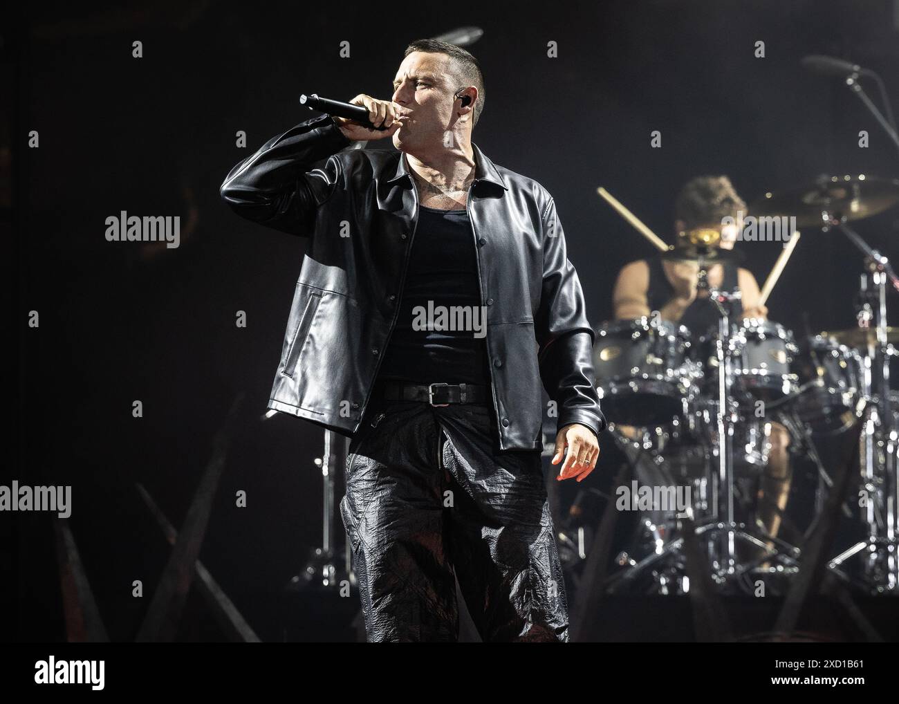 Winston McCall of Parkway Drive frontman in June 2024 Stock Photo - Alamy
