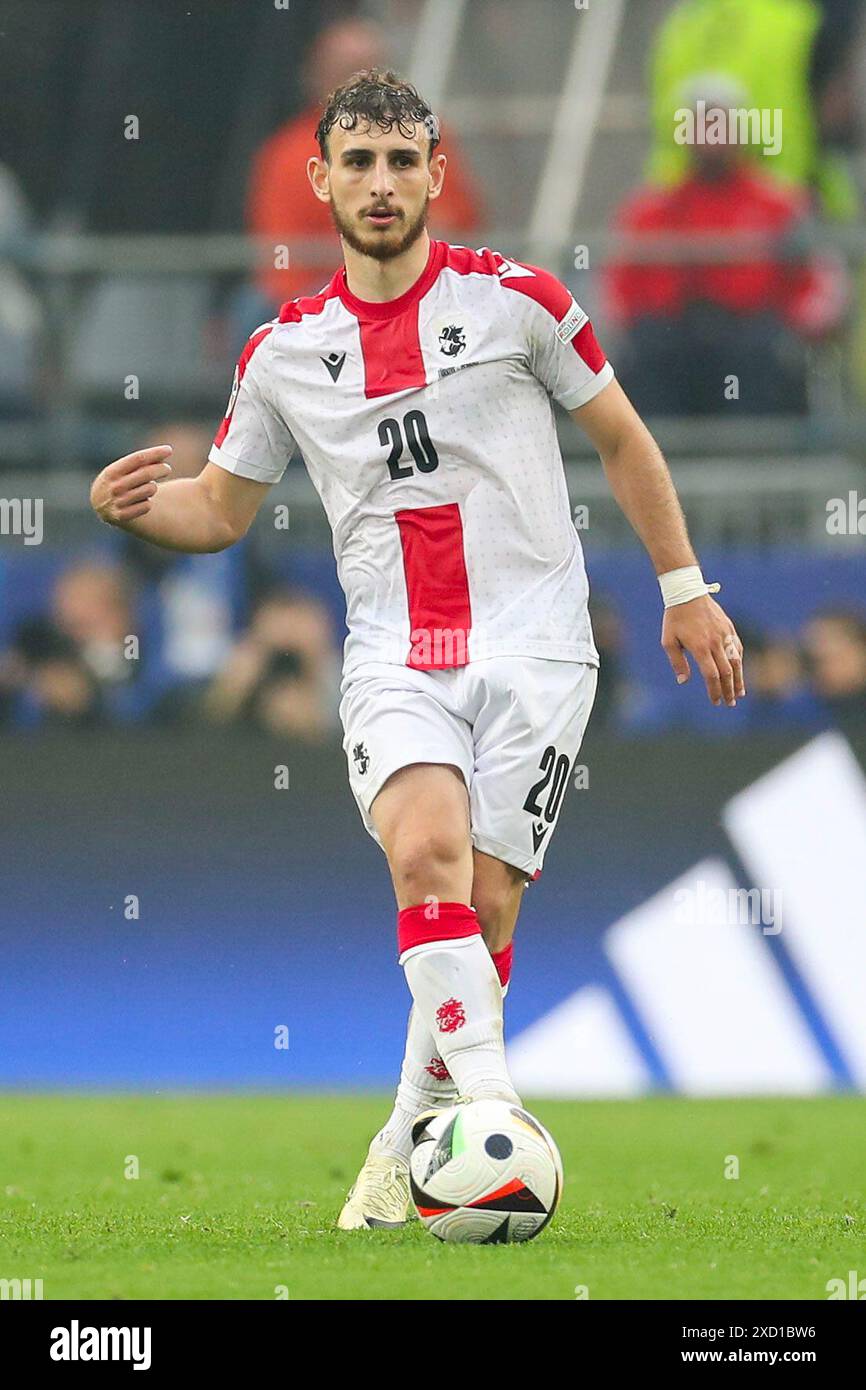Dortmund, Germany. 18th June, 2024. Georgia midfielder Anzor ...