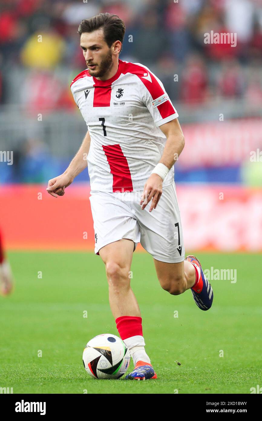 Dortmund, Germany. 18th June, 2024. Georgia Kvaratskhelia, Khvicha Left ...