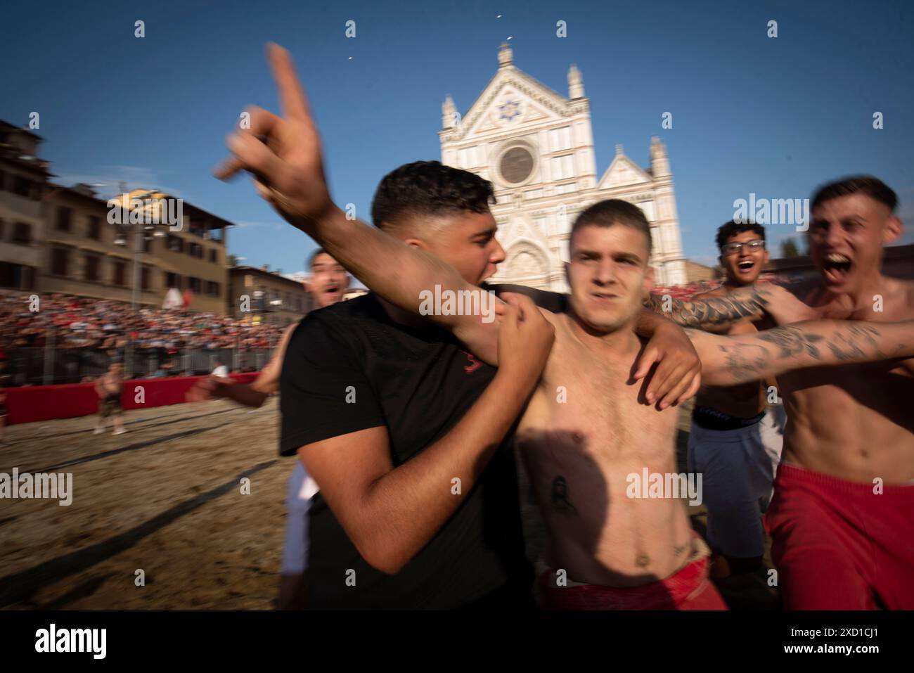 FLORENCE, ITALY, JUNE 15TH Final between Rossi of Santa Maria Novella ...
