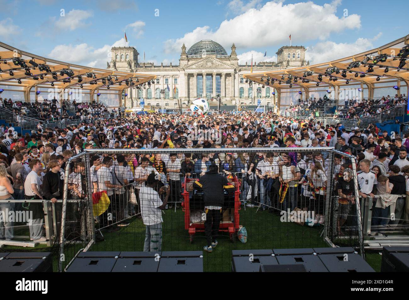 June 19, 2024, Berlin, Germany: As Germany faced Hungary in today's ...