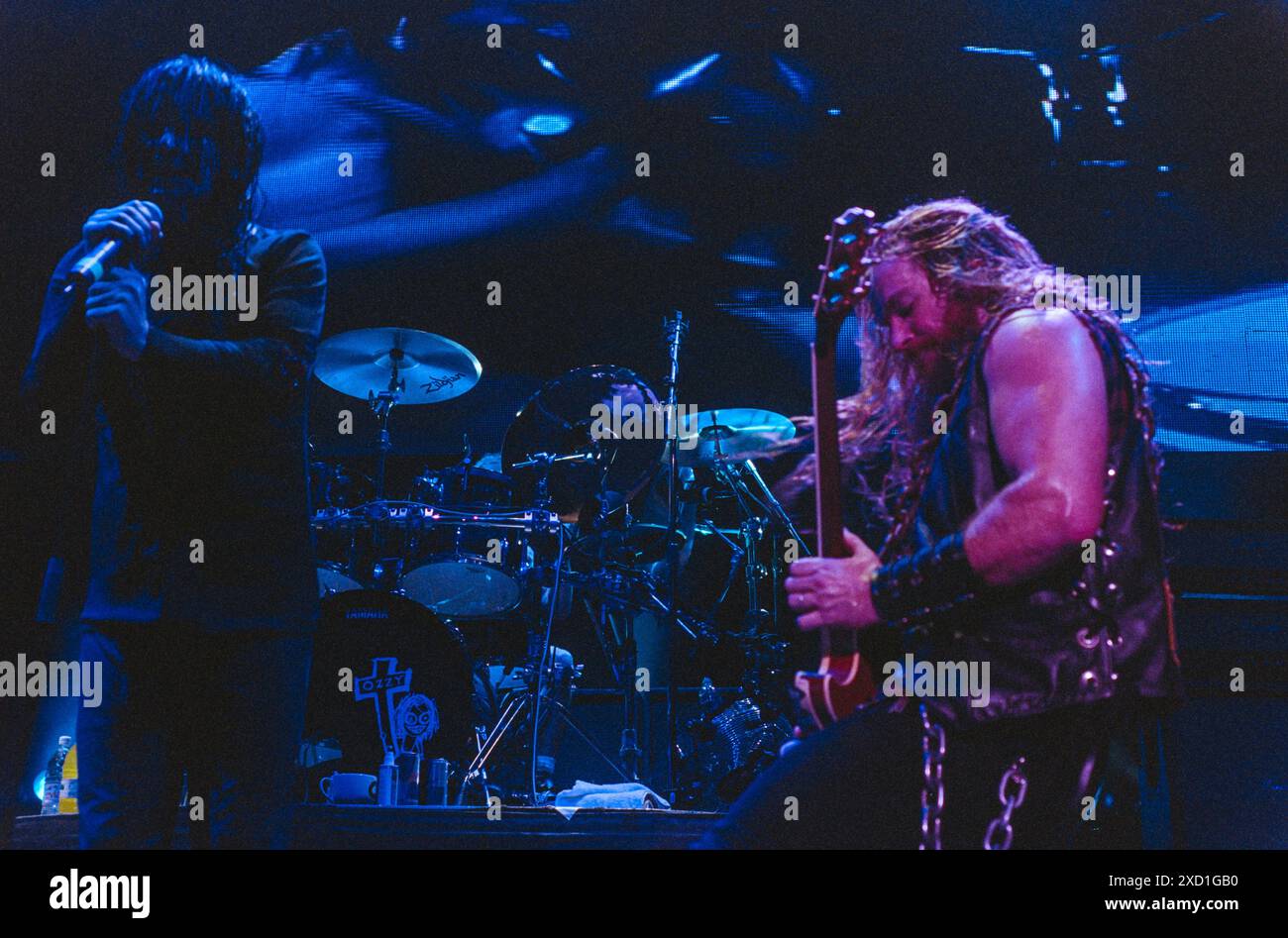 Ozzy Osbourne and Zakk Wylde 2000 Credit: Ross Pelton/MediaPunch Stock ...