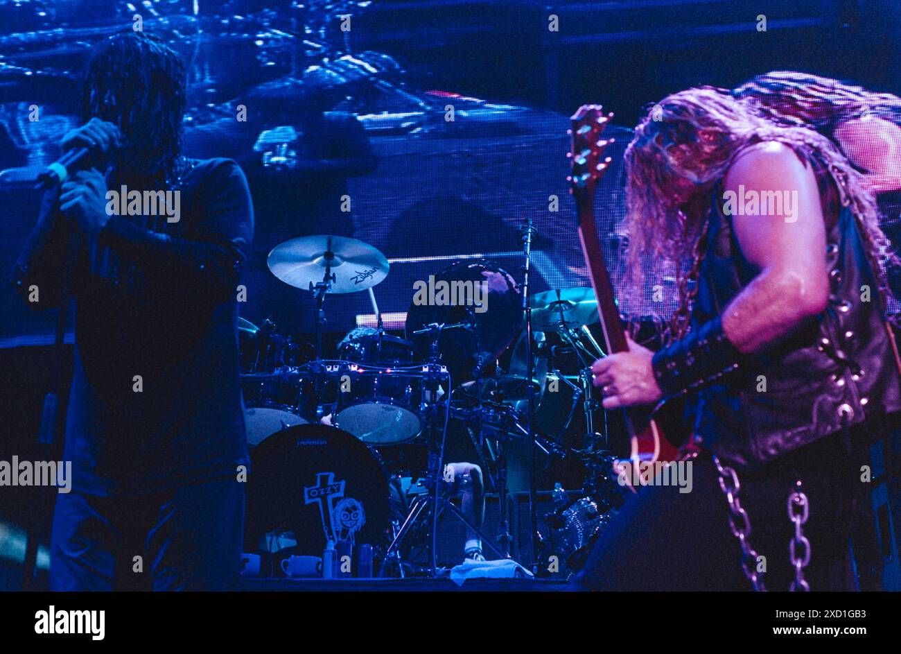 Ozzy Osbourne and Zakk Wylde 2000 Credit: Ross Pelton/MediaPunch Stock ...