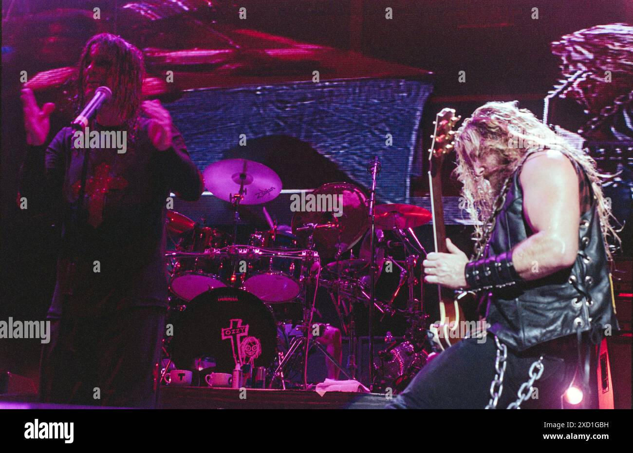 Ozzy Osbourne and Zakk Wylde 2000 Credit: Ross Pelton/MediaPunch Stock ...