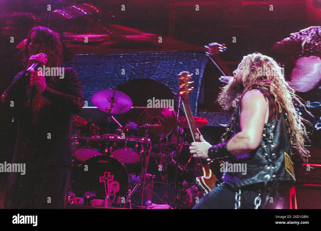 Ozzy Osbourne and Zakk Wylde 2000 Credit: Ross Pelton/MediaPunch Stock ...