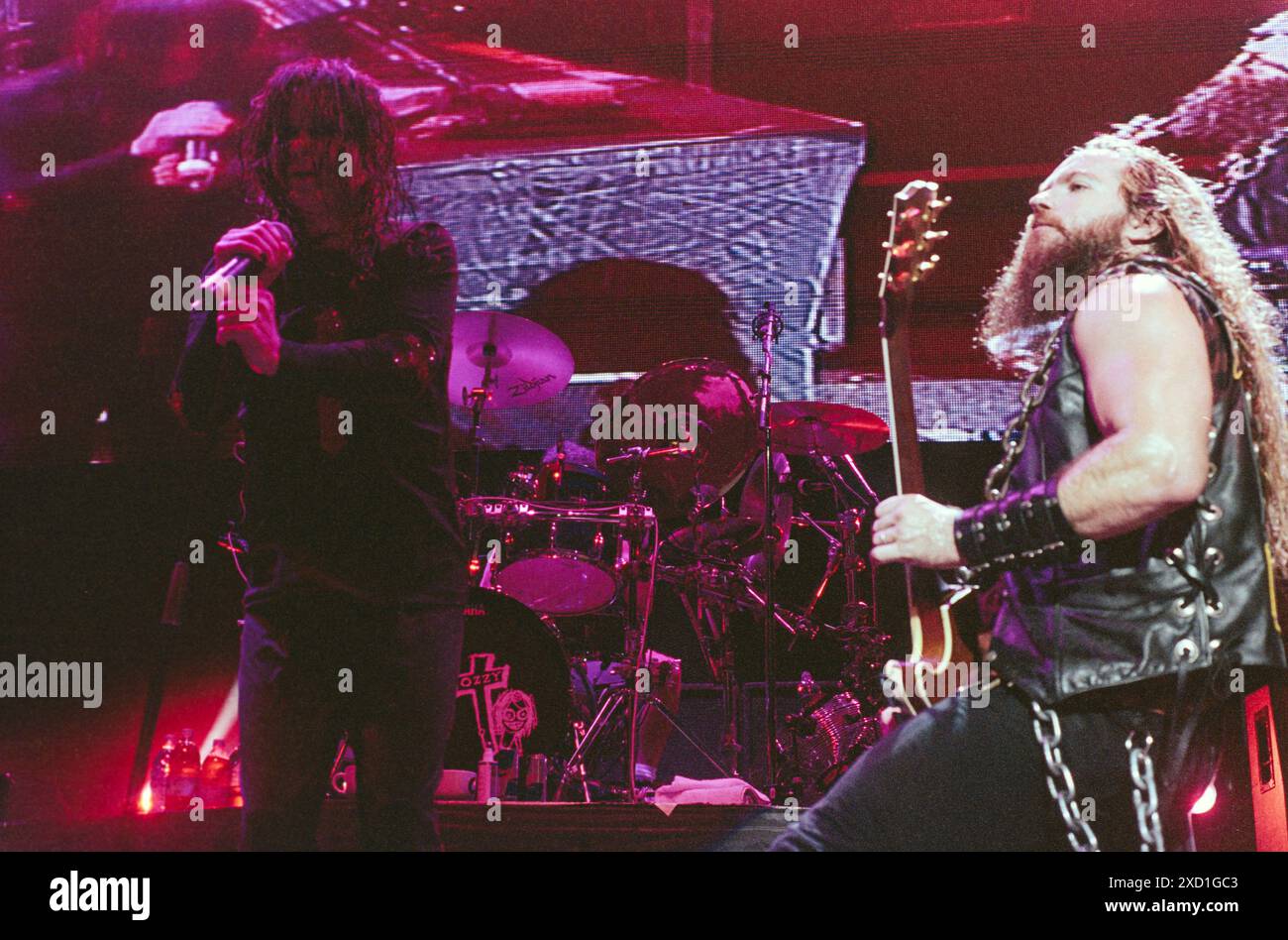Ozzy Osbourne and Zakk Wylde 2000 Credit: Ross Pelton/MediaPunch Stock ...