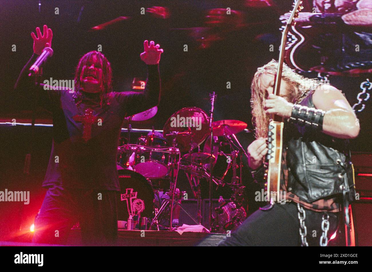 Ozzy Osbourne and Zakk Wylde 2000 Credit: Ross Pelton/MediaPunch Stock ...