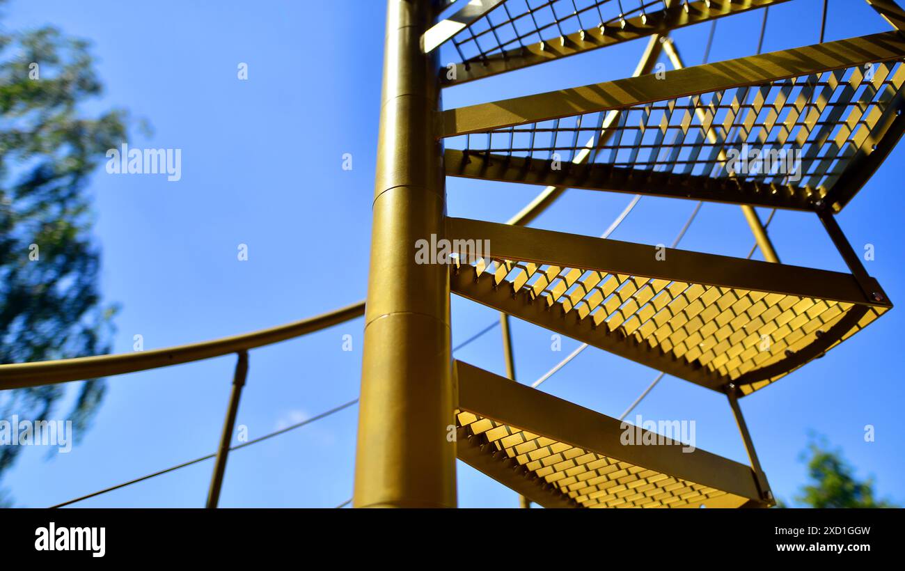 Concrete stairs winding house hi-res stock photography and images - Alamy