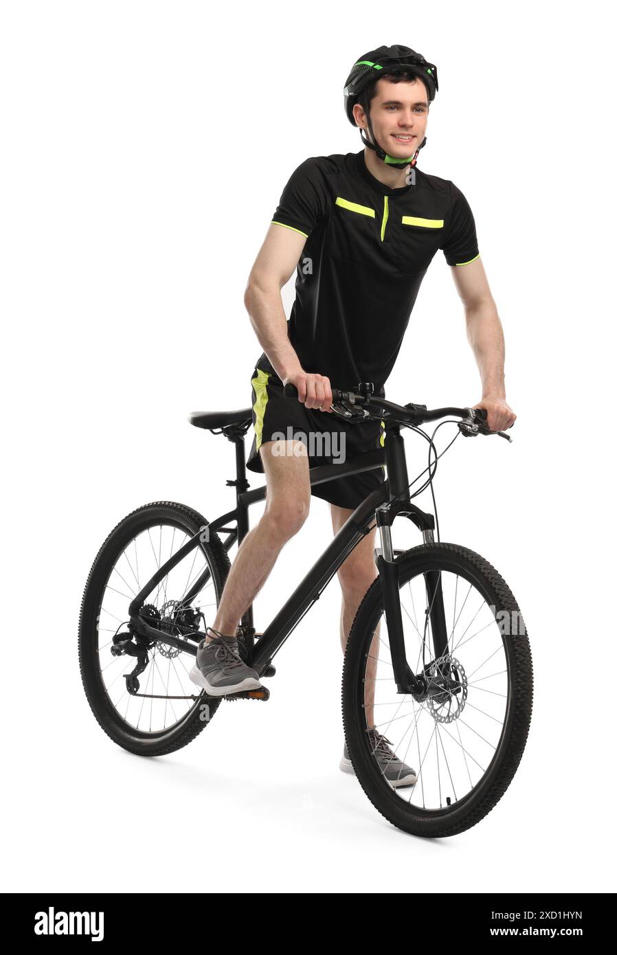 Man in full cycling Cut Out Stock Images & Pictures - Alamy