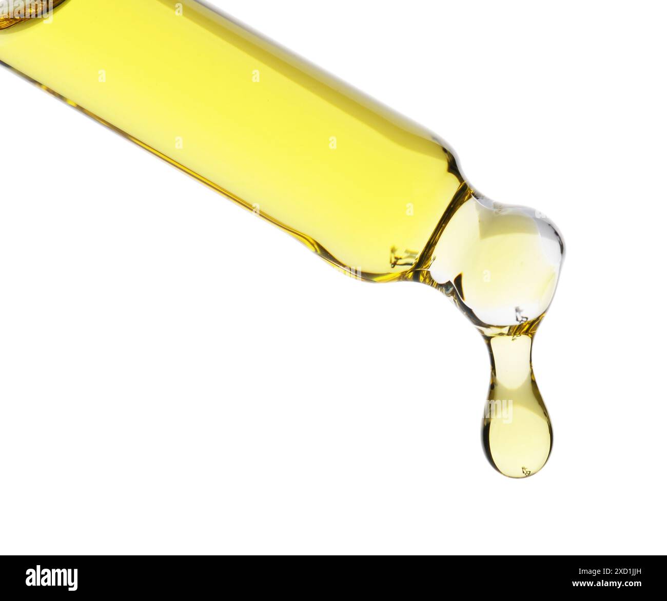 Dripping tincture from pipette isolated on white Stock Photo - Alamy