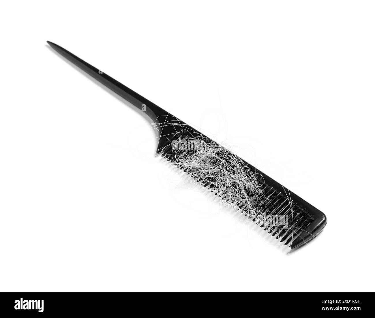 Comb brush lost hair Cut Out Stock Images & Pictures - Alamy