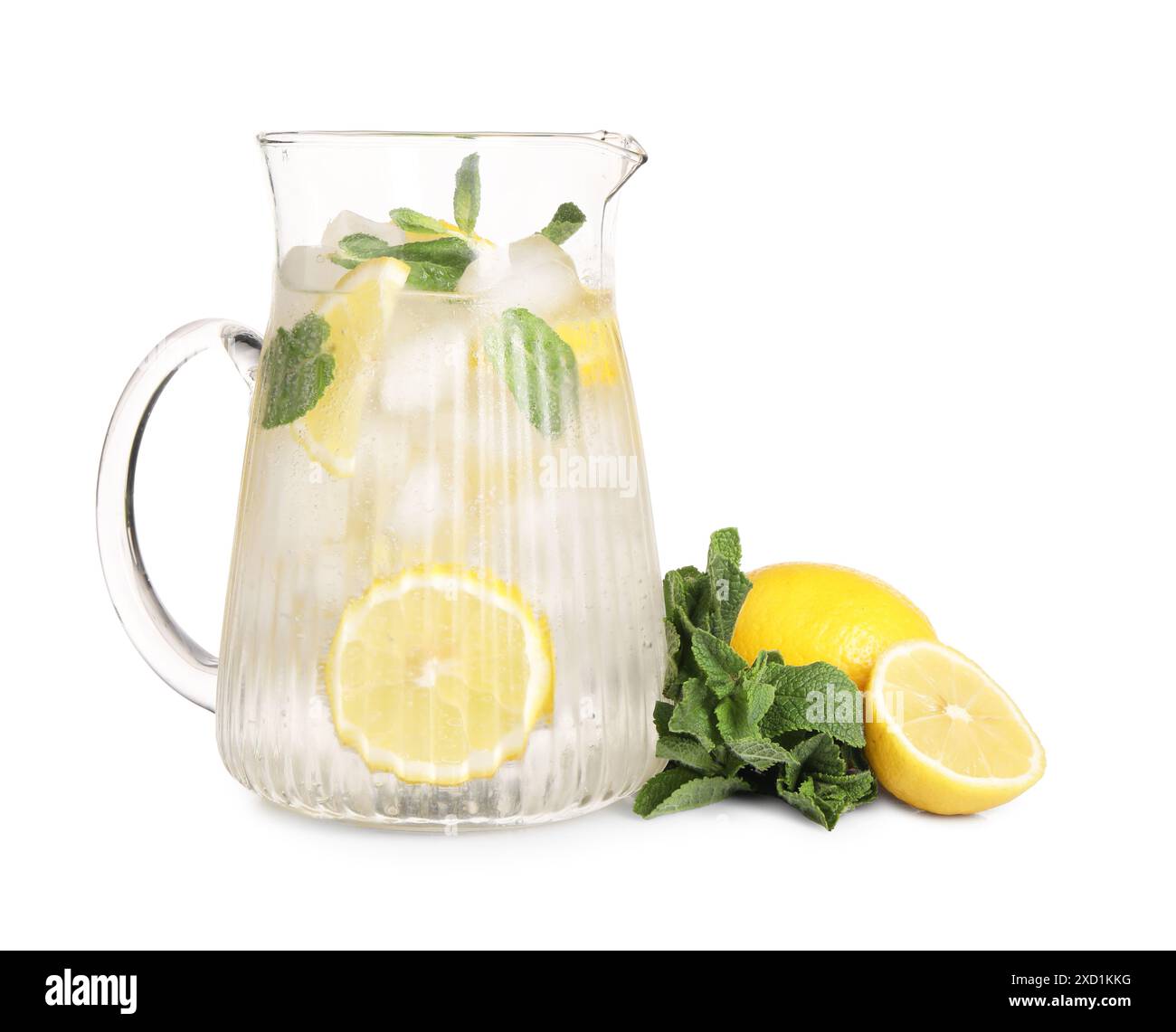 Freshly made natural lemonade Cut Out Stock Images & Pictures - Alamy