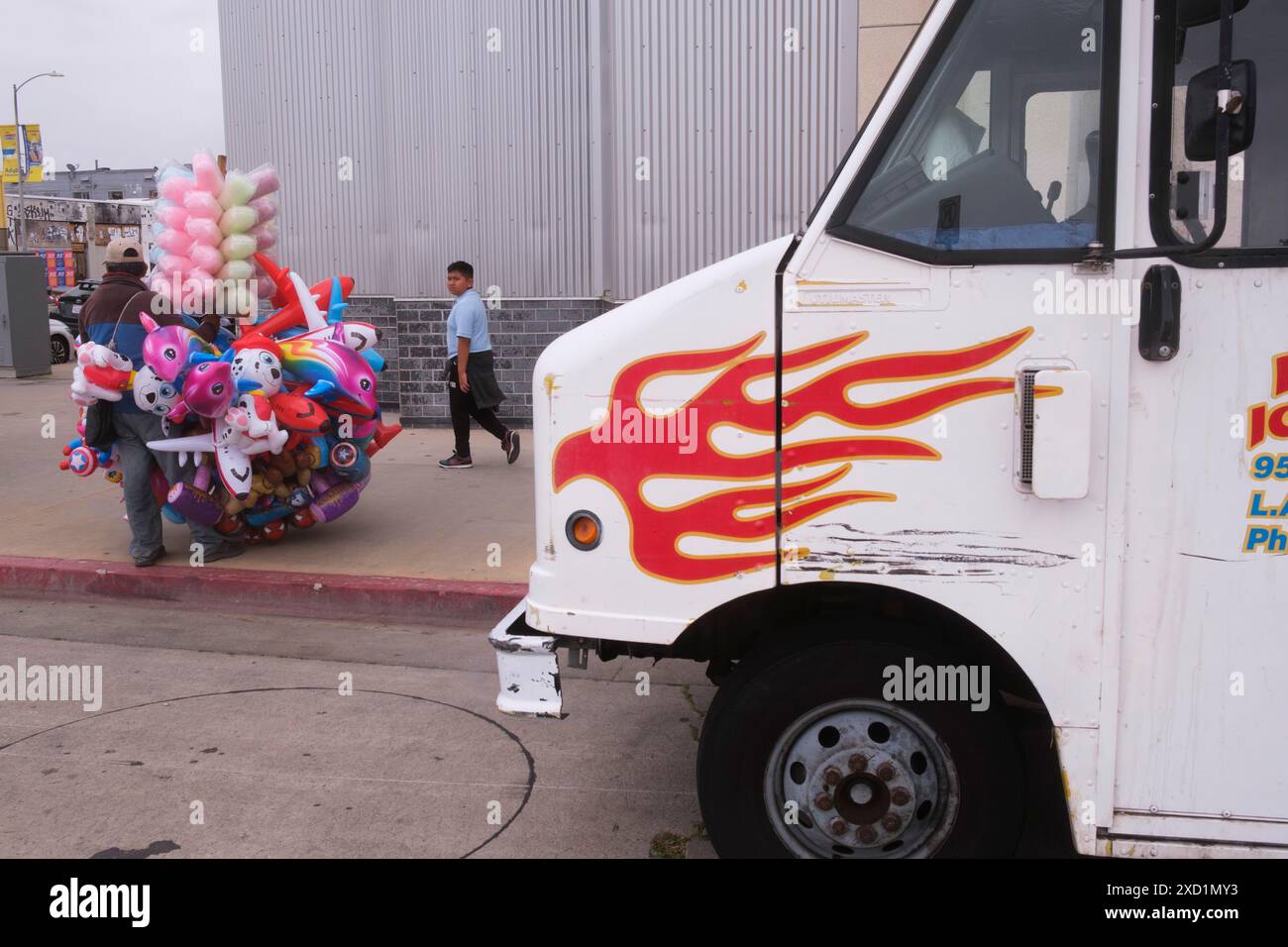Balloon vendor, Los Angeles, California, United States of America Stock ...
