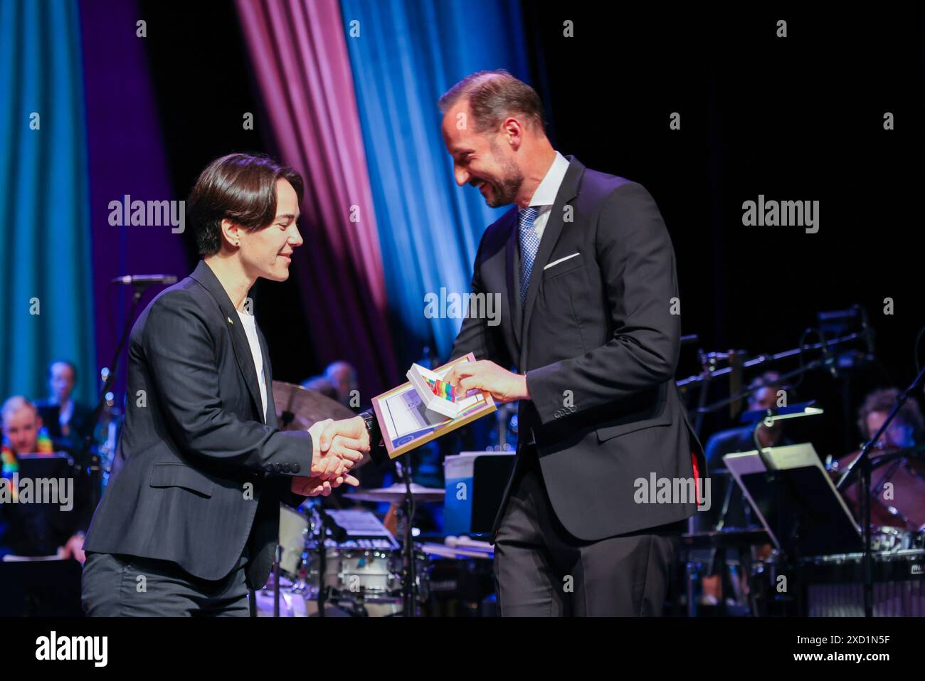 Oslo 20240619. Crown Prince Haakon hands out the Kim Friele memorial ...