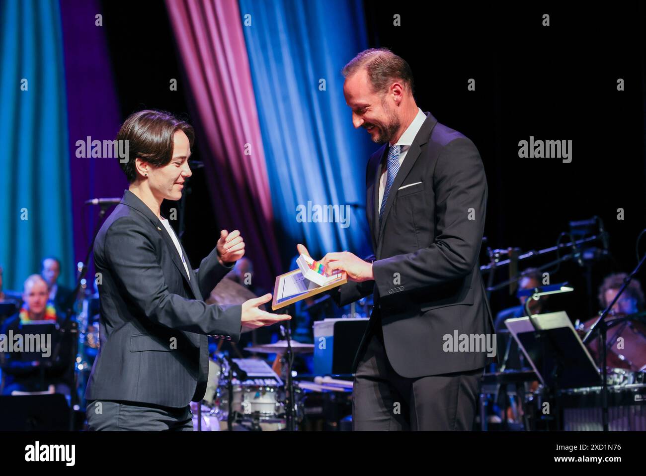 Oslo 20240619. Crown Prince Haakon hands out the Kim Friele memorial ...