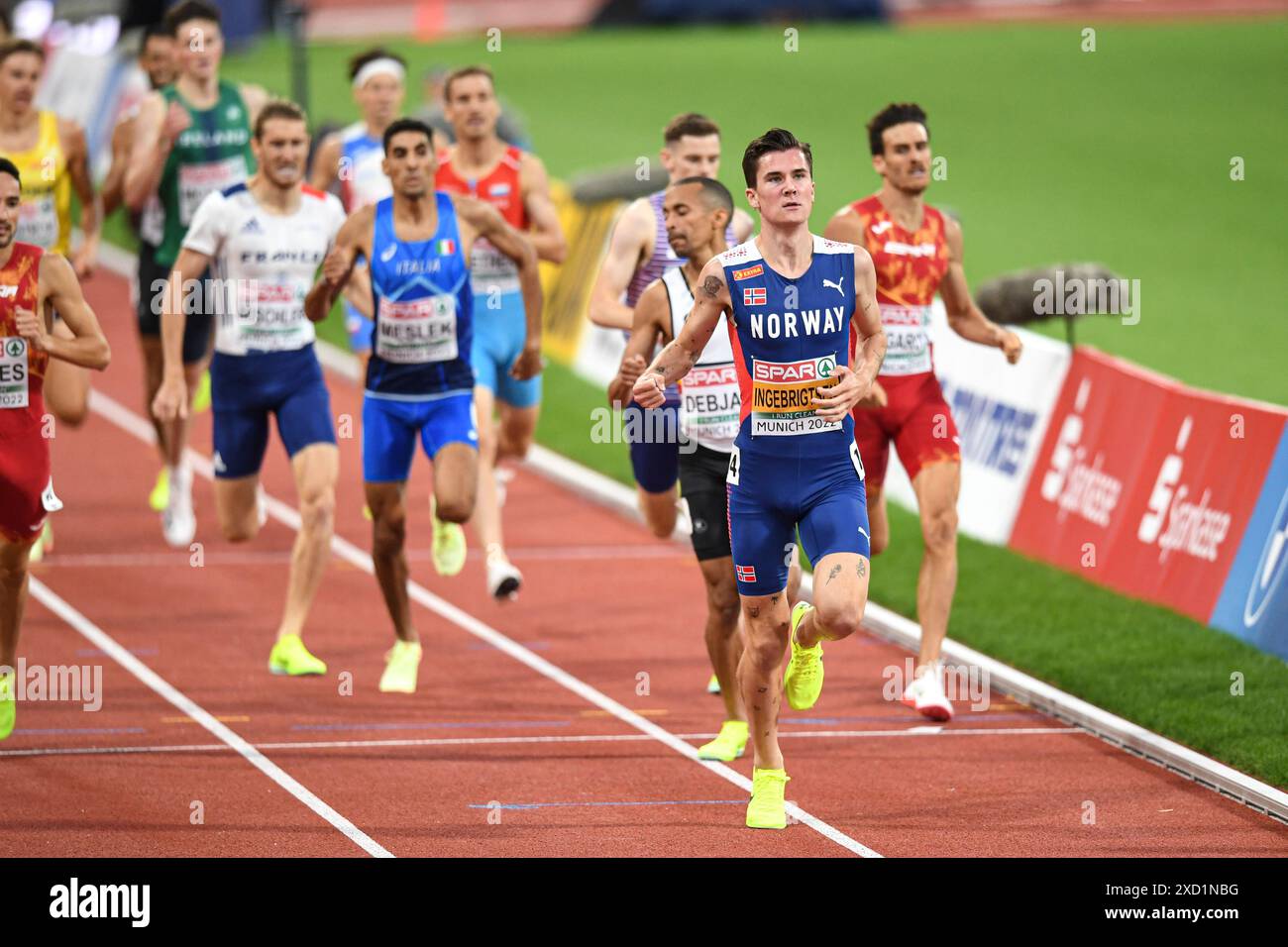 Jakob Ingebrigtsen (Norway), Ismael Debjani (Belgium), Ignacio Fontes ...