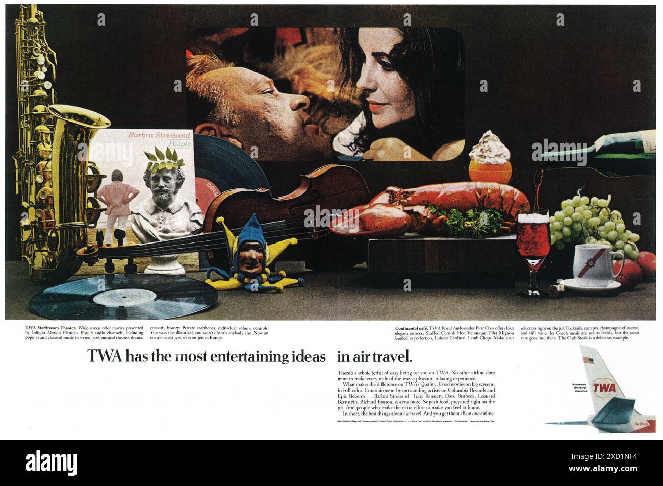 1965 TWA ad- "TWA has the most entertaining ideas on air travel" - TWA ...