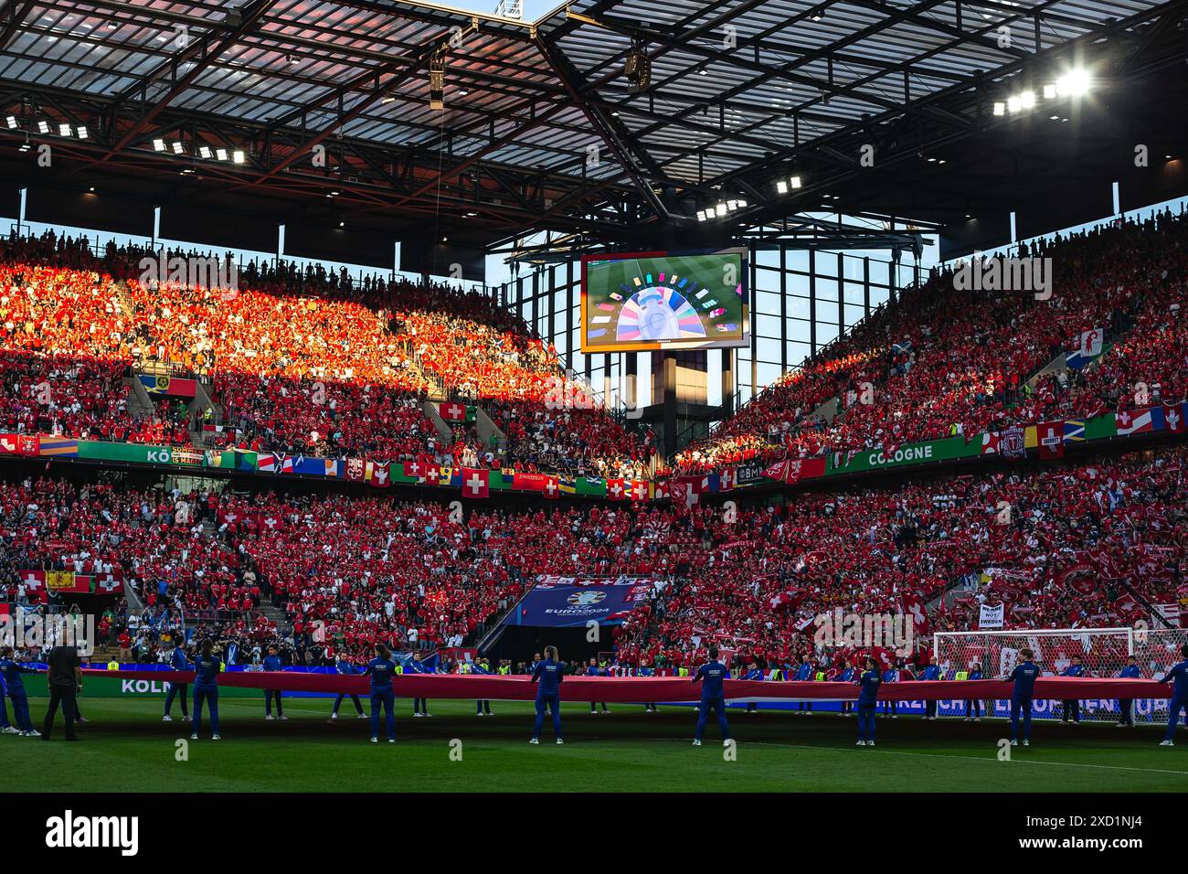 Cologne, Germany, June 19th 2024 COLOGNE, GERMANY - JUNE 19: Fans of ...