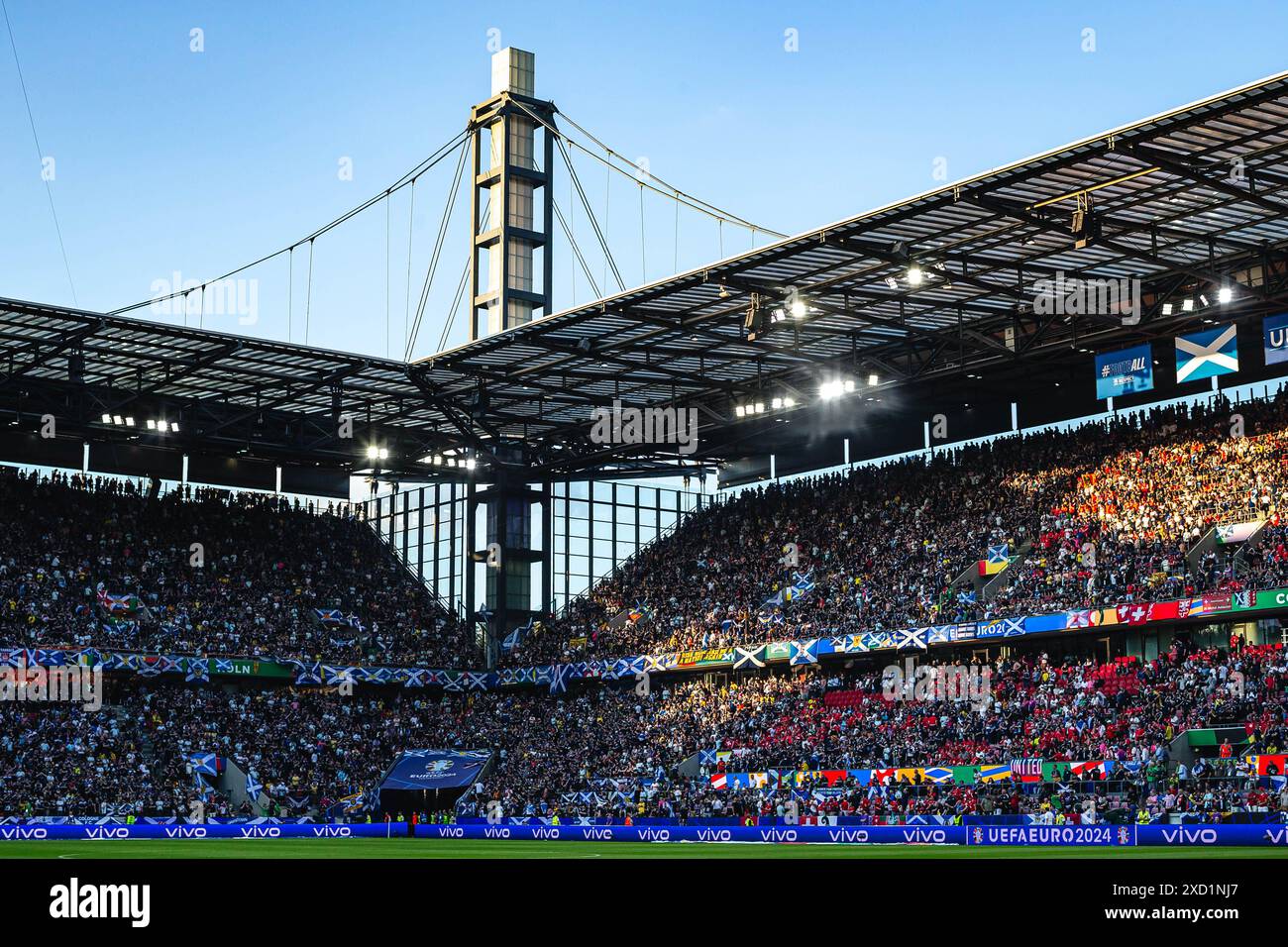 Cologne, Germany, June 19th 2024 COLOGNE, GERMANY - JUNE 19: A general ...