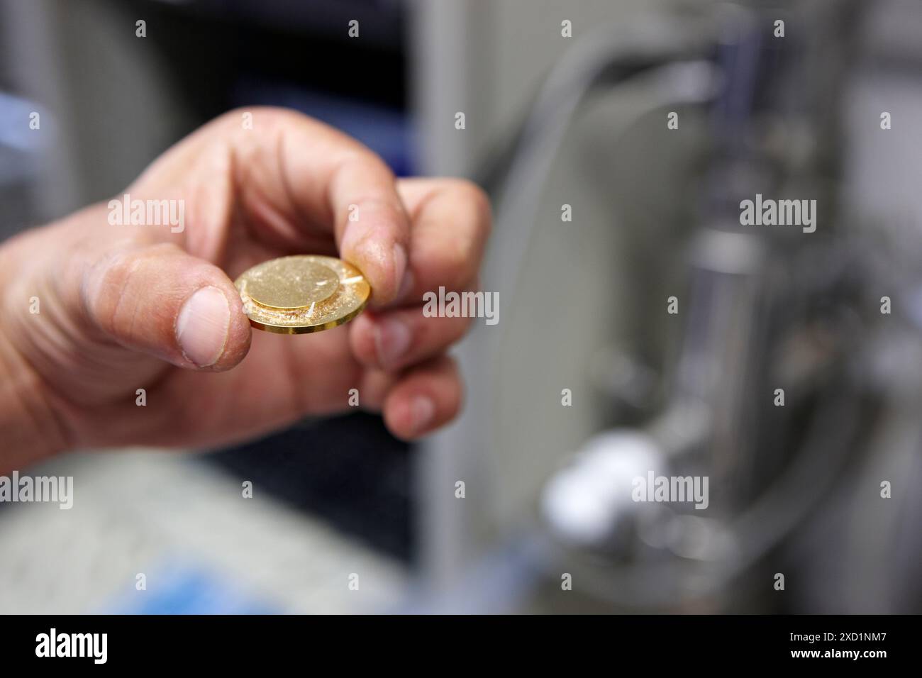 Polymer sample, dielectric spectroscopy laboratory, Materials Physics ...