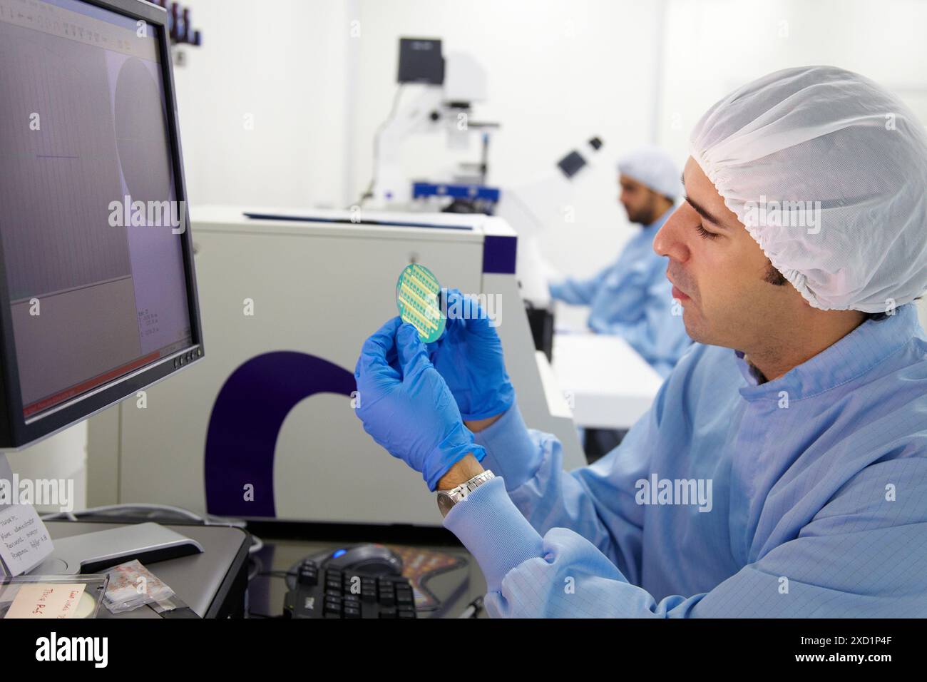 Observation of silicon wafer Tencor profilometer Measurement of the ...