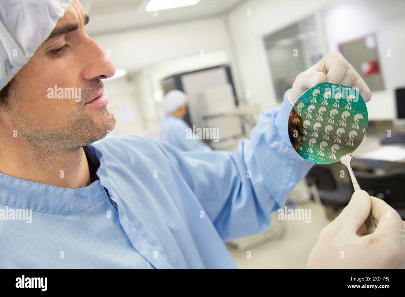 Watching silicon wafer PECVD system for deposition of passivation ...