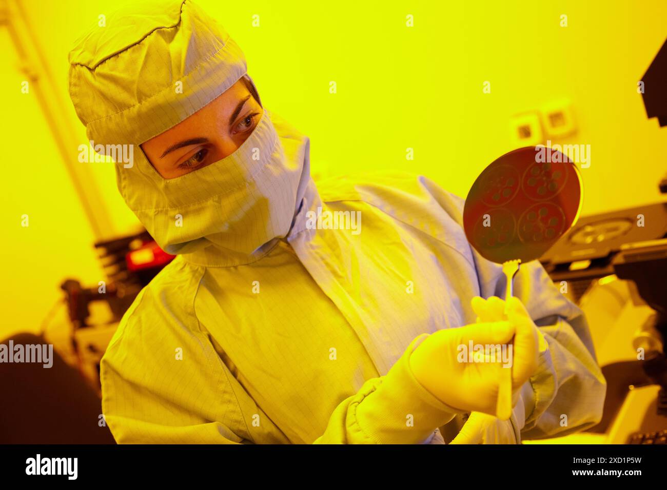 Silicon wafer, Automated Mask alignment system, photolithography ...