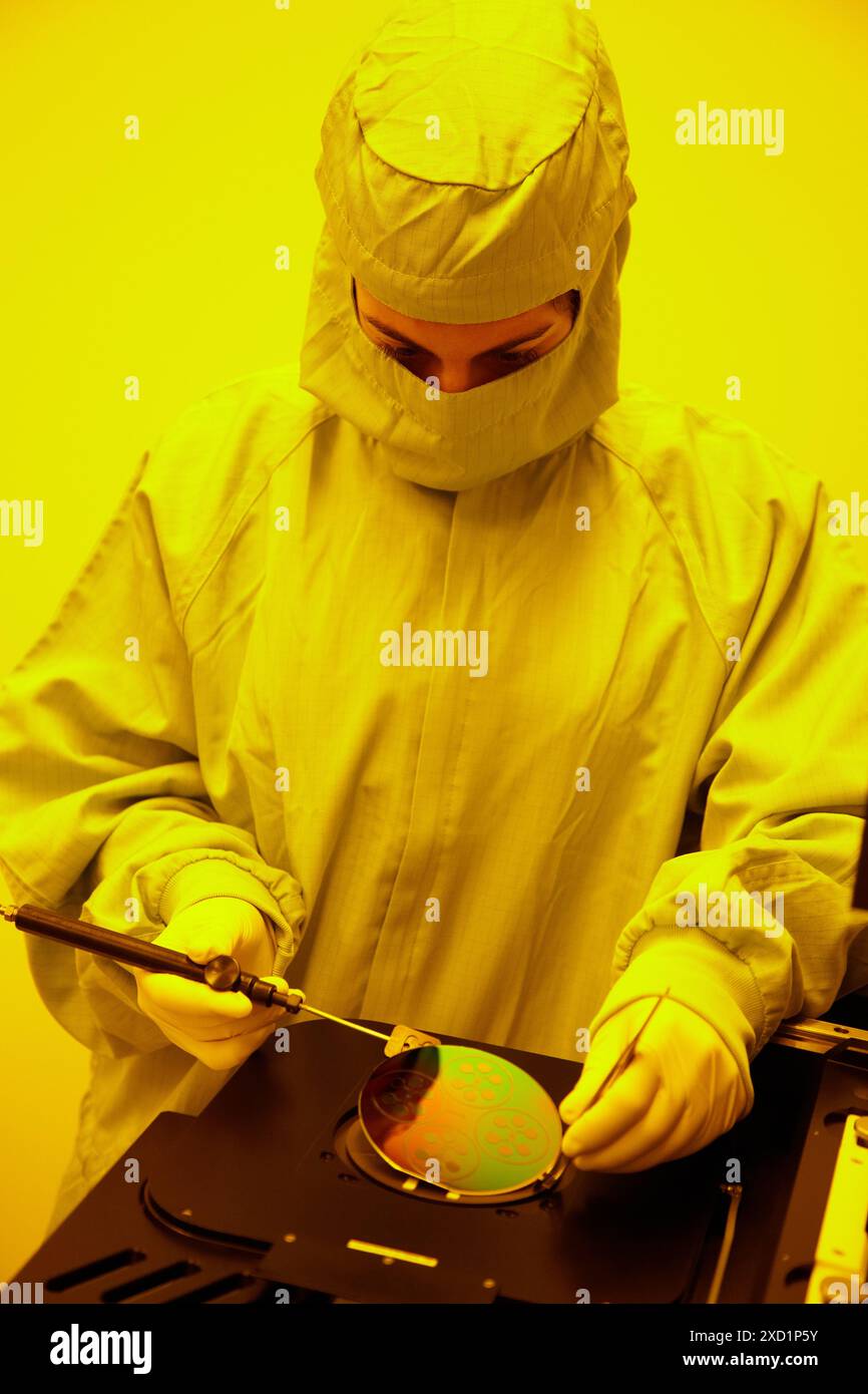 Silicon wafer, Automated Mask alignment system, photolithography ...