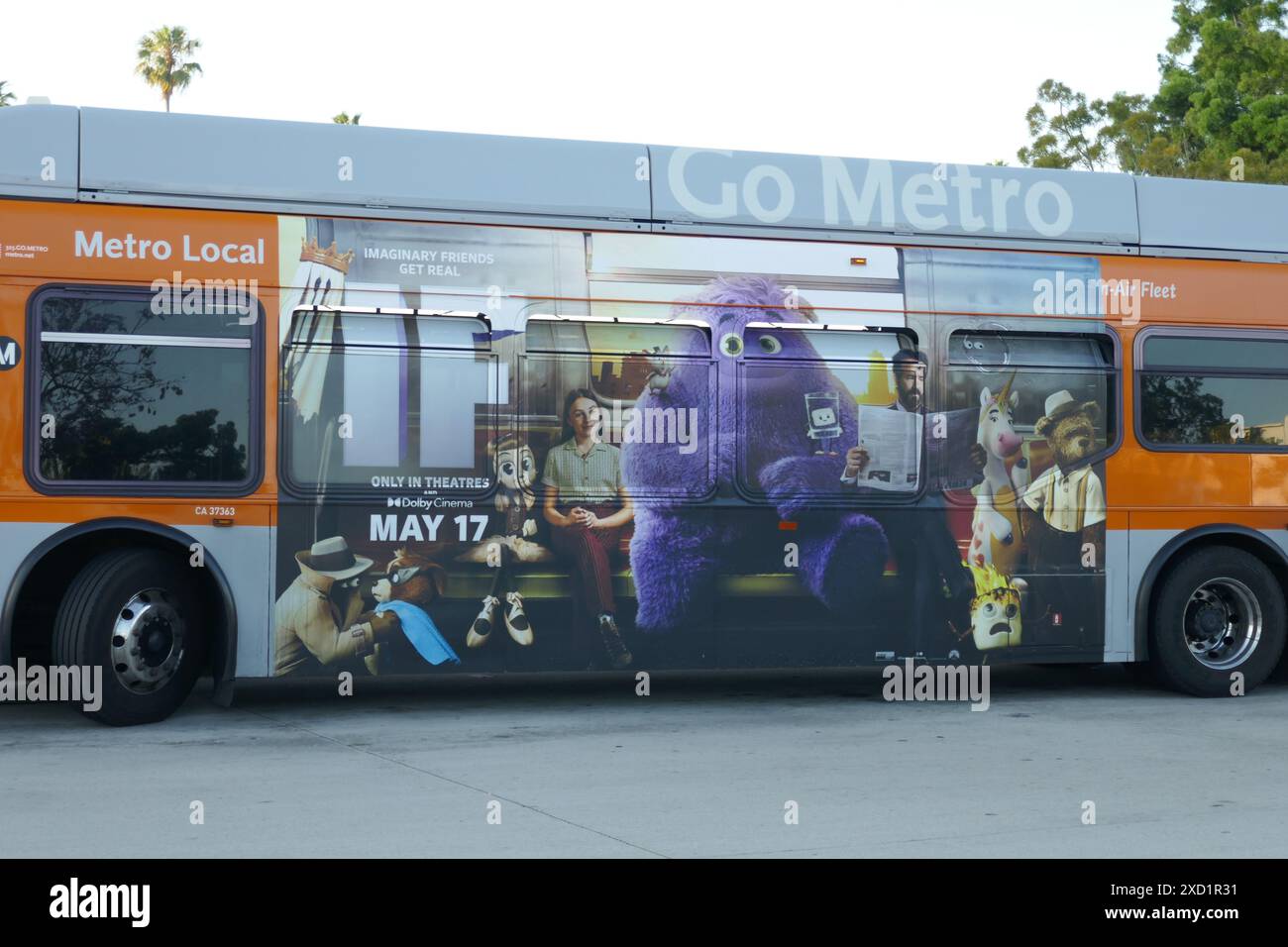 Los Angeles, California, USA 15th June 2024 If Movie Bus with Ryan ...