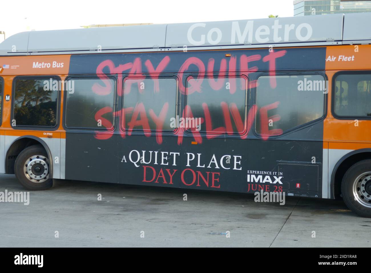 Los Angeles, California, USA 15th June 2024 Stay Quiet Stay Alive A ...